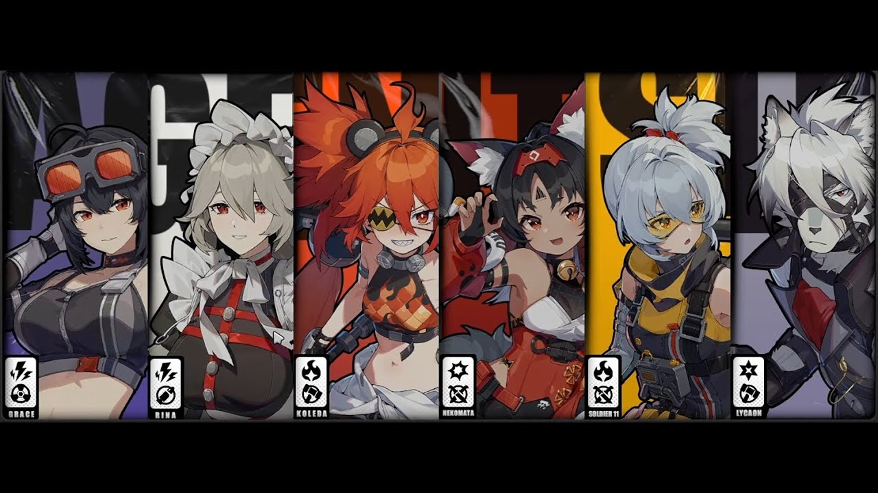 ZZZ All Standard S Rank Characters Gameplay - YouTube