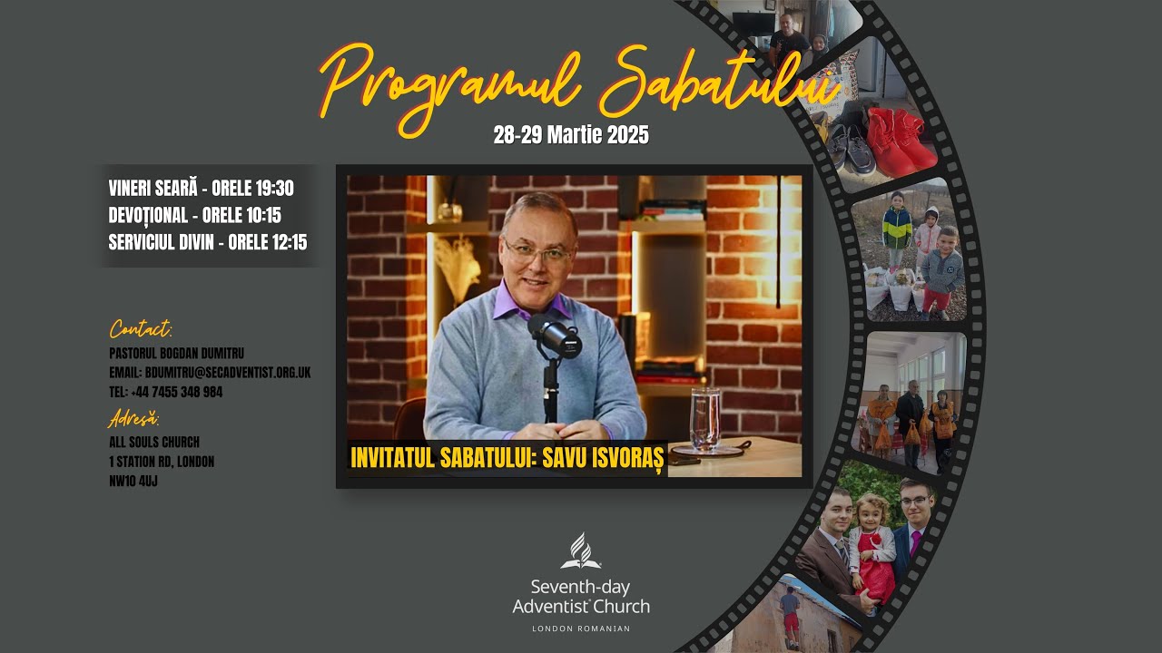 22 Martie 2025 - Program Tineri - "Ecouri de Lauda" - LIVE - YouTube