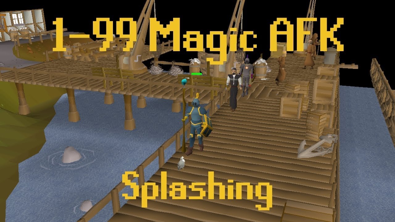 How to Level 1-99 Magic AFK using Splashing - OSRS - Old School ...