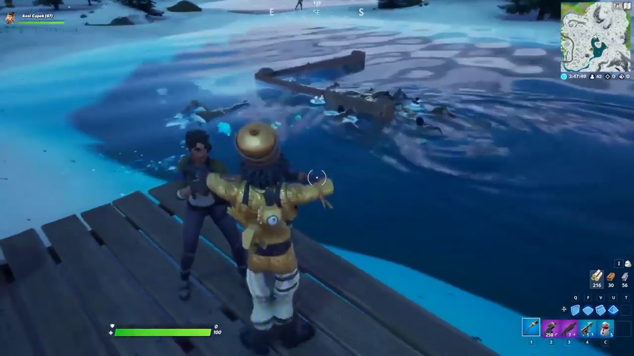 NEW Fortnite BATTLE LAB FRIENDLY BOT GRENADE la - YouTube