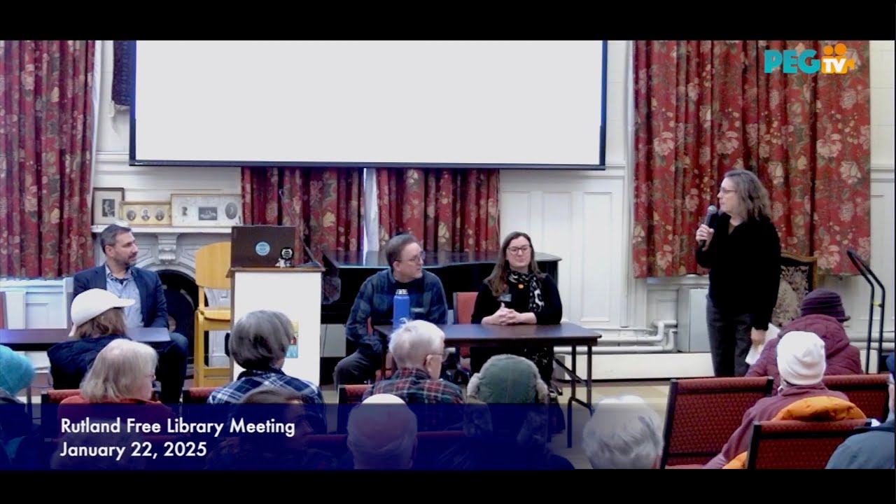 Rutland Free Library Meeting - January 22, 2025 - YouTube