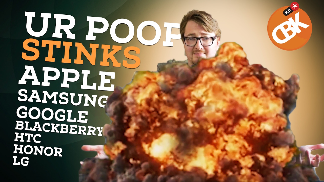 Everybody's Poop Smells (even Apple's and Google's and Samsung's) - YouTube