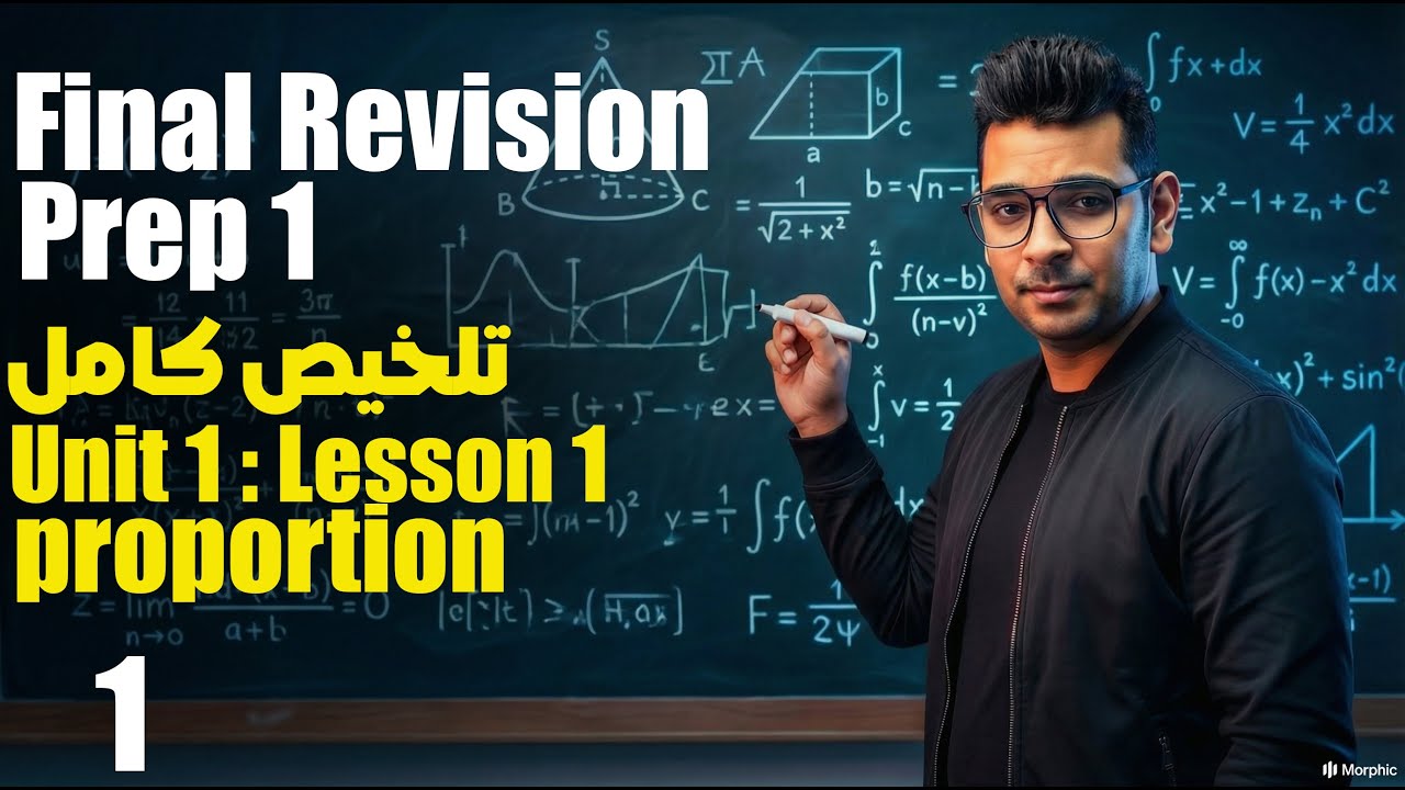 Math Prep 1 | Proportion | Unit 1 Lesson 1 | المنهج الجديد 2025 ...