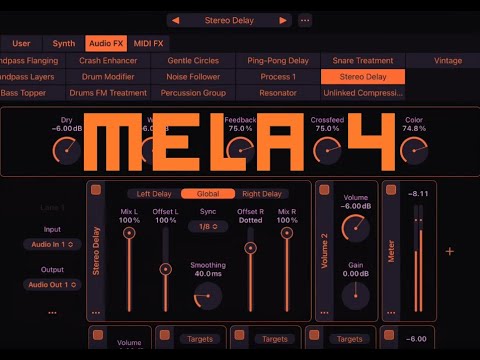 Mela 4 – AUv3 Synth, FX, MIDI by Nikolozi Meladze - YouTube