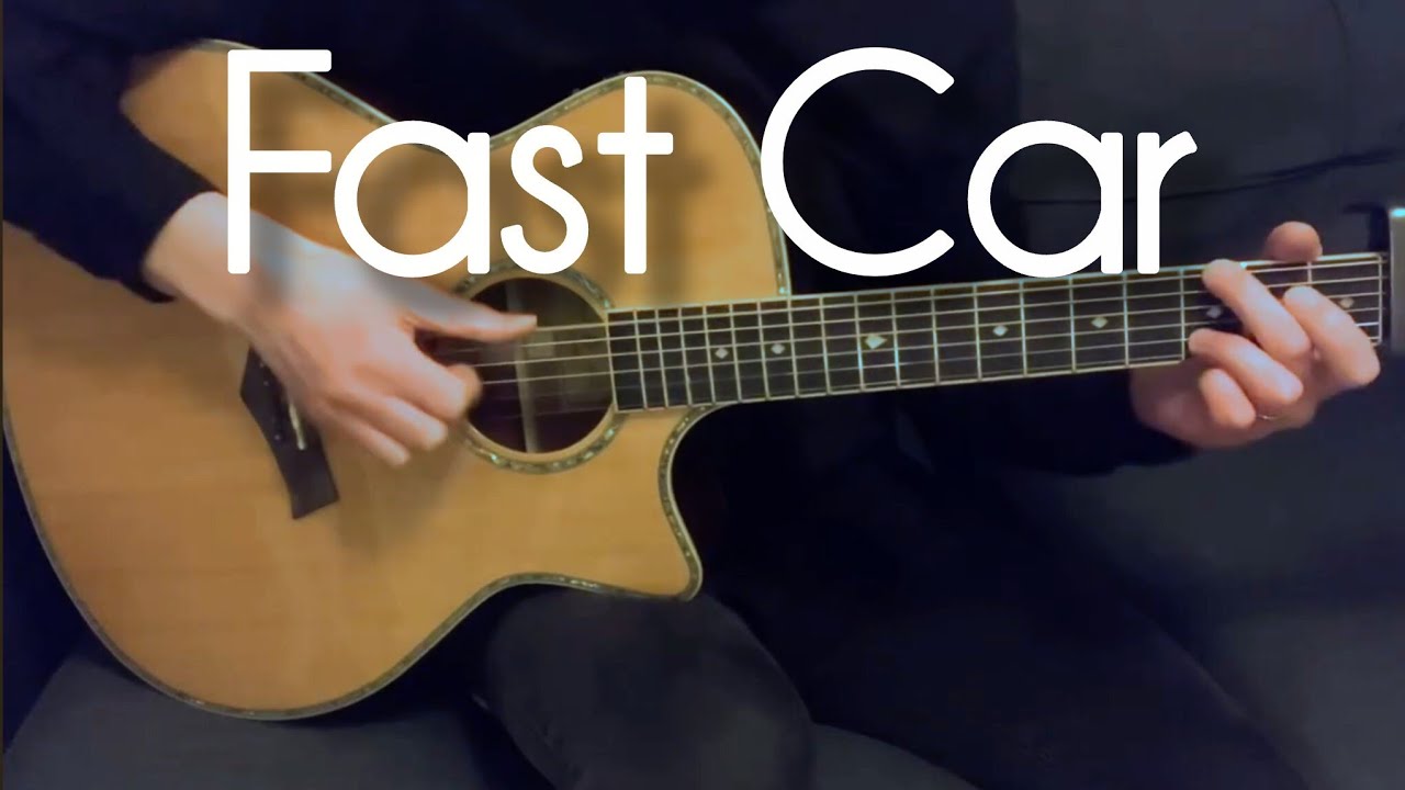 Fast Car - fingerstyle guitar cover (tabs available in description ...