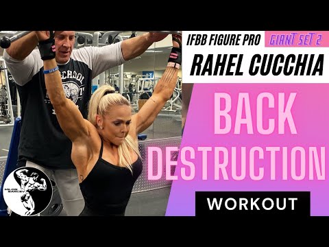 IFBB FIGURE PRO Rahel Cucchia - Back Distruction Workout