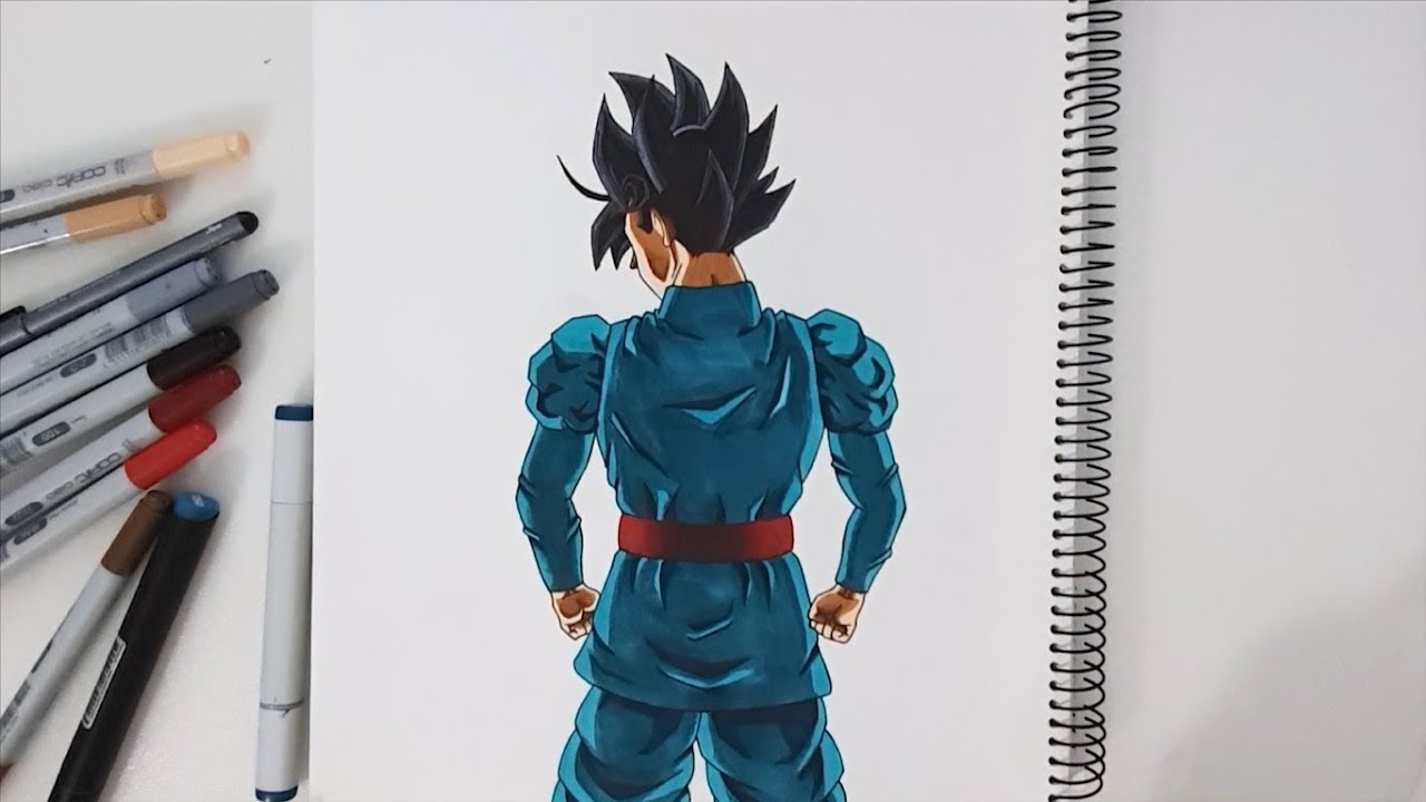 Drawing Grand Priest Student Goku | Super Dragon Ball Heroes - YouTube