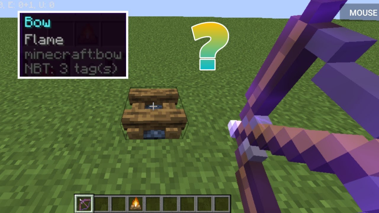 Will Enchanted Flame Bow Light Up Campfire? | Minecraft - YouTube