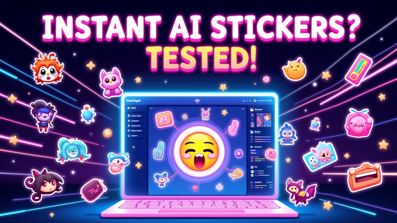 Test 1 : Testing the Instant Stickers ComfyUI Workflow – AI-Generated ...