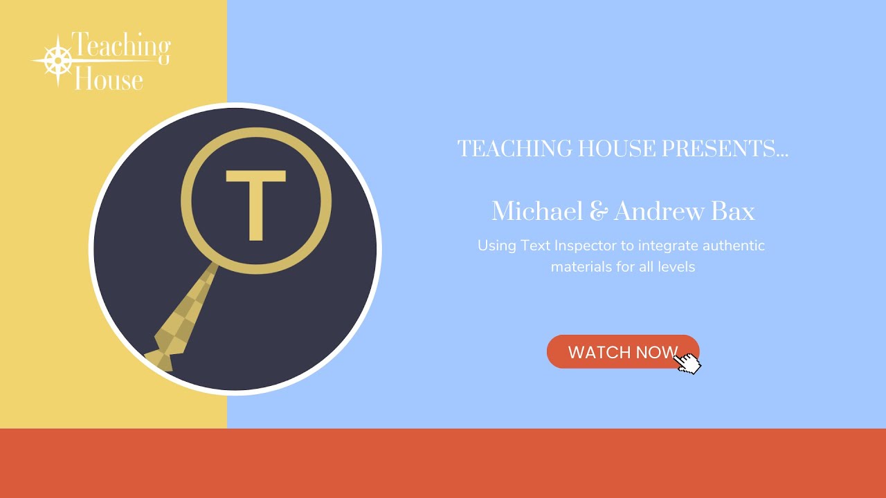 Teaching House Presents - Andrew and Michael Bax (Making authentic ...