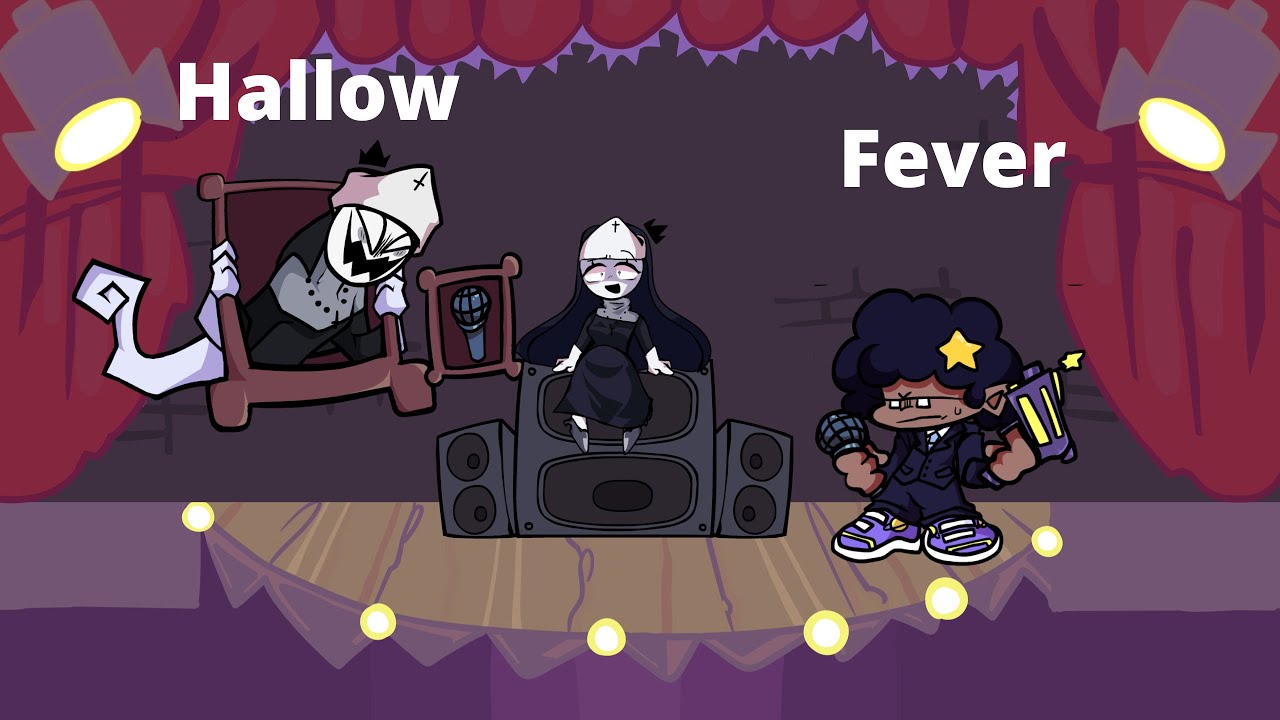 FNF:hallow vs Caser fever (cover LORE) - YouTube