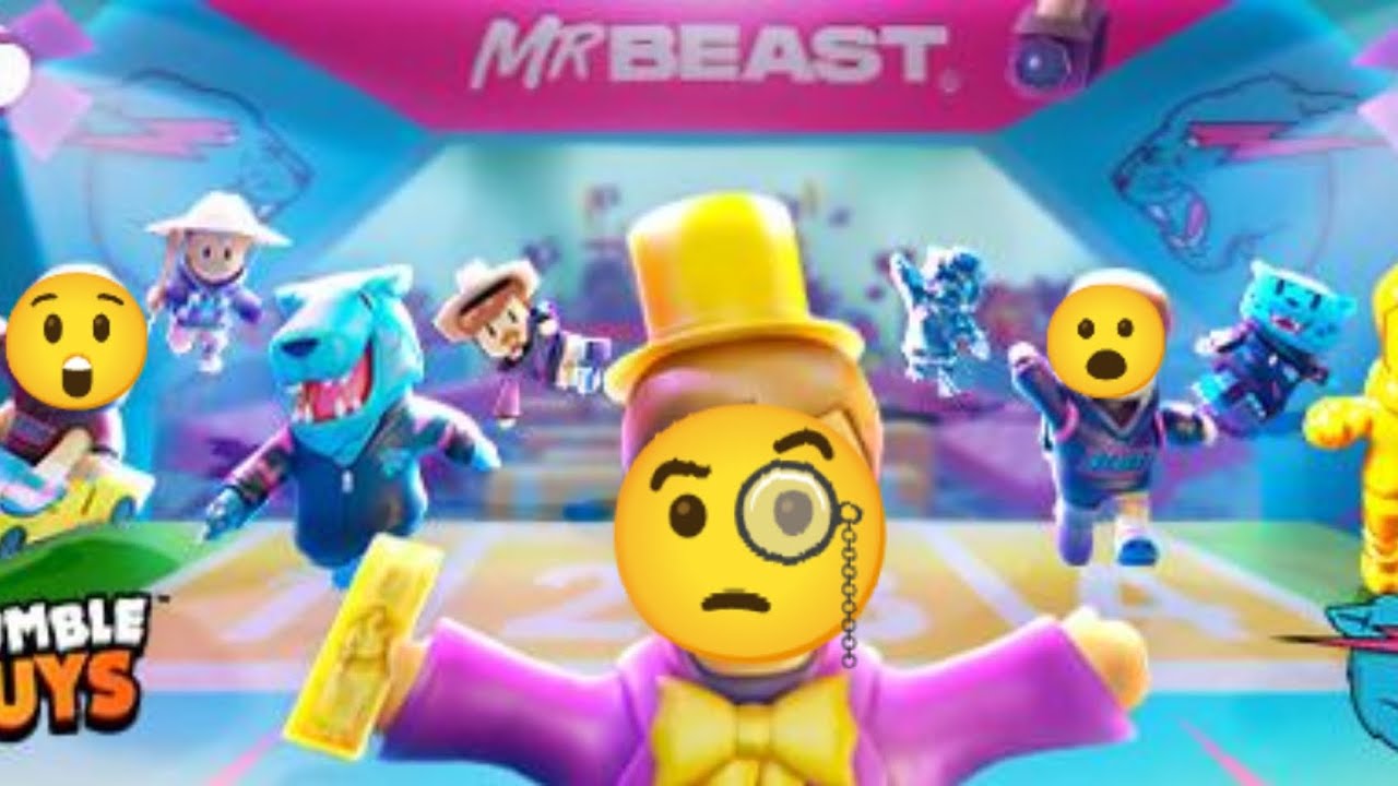 JUGANDO STUMBLE GUYS en el nuevo mapa de mr beast - YouTube