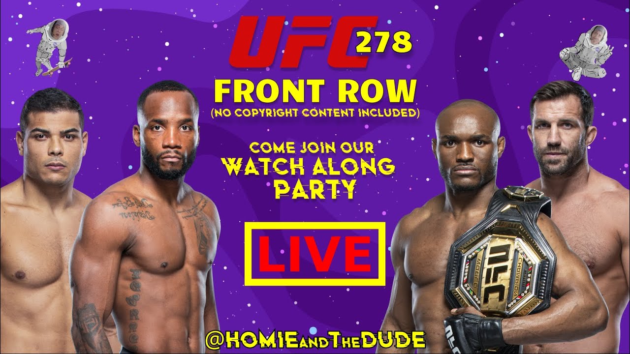 UFC 278: USMAN vs EDWARDS 2 + COSTA vs ROCKHOLD + ALDO vs MERAB LIVE ...
