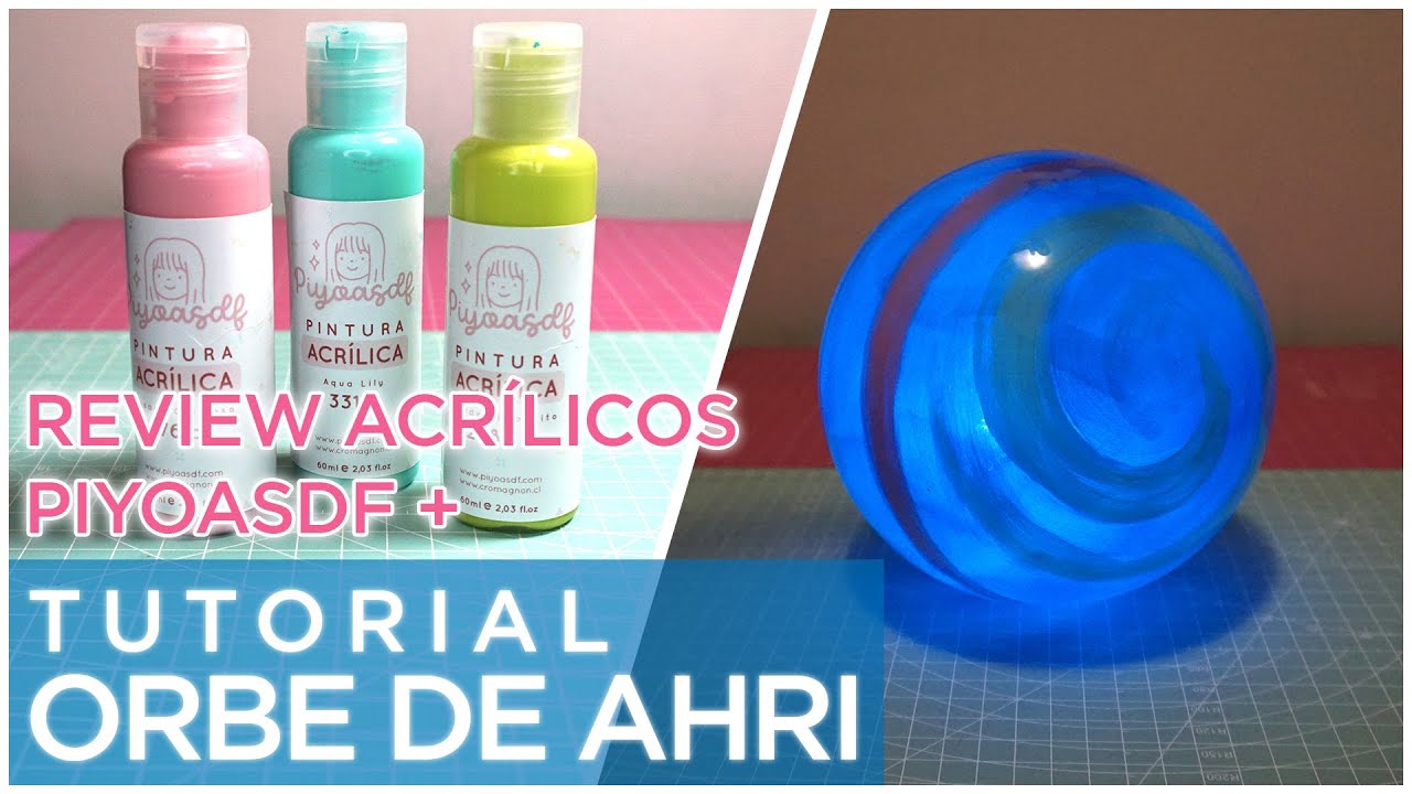 Review Acrílicos Piyoasdf + Tutorial Orbe de Ahri Flor Espiritual - YouTube