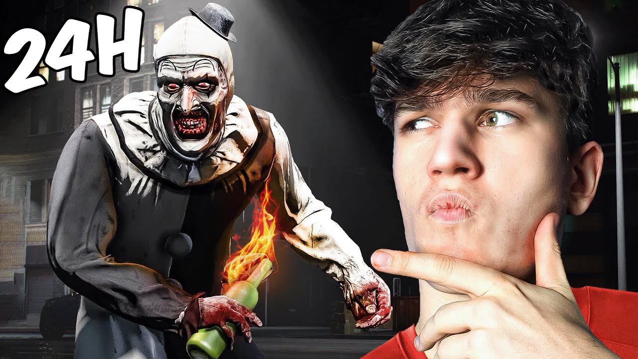Spędziłem 24h jako TERRIFIER w GTA V!😲 - YouTube