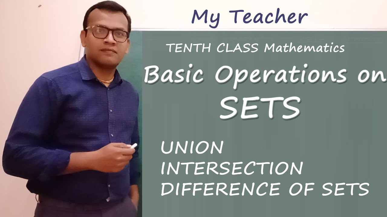 Basic Operations On Sets - YouTube