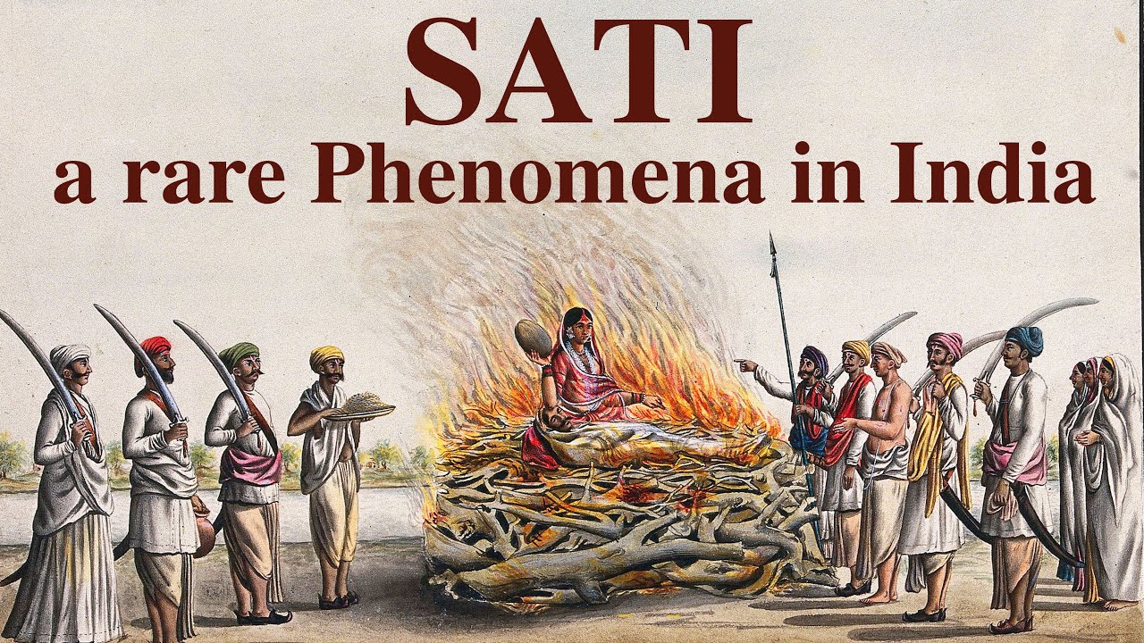 Was SATI a rare phenomena in India? Indian HISTORY | Forced Conversions ...