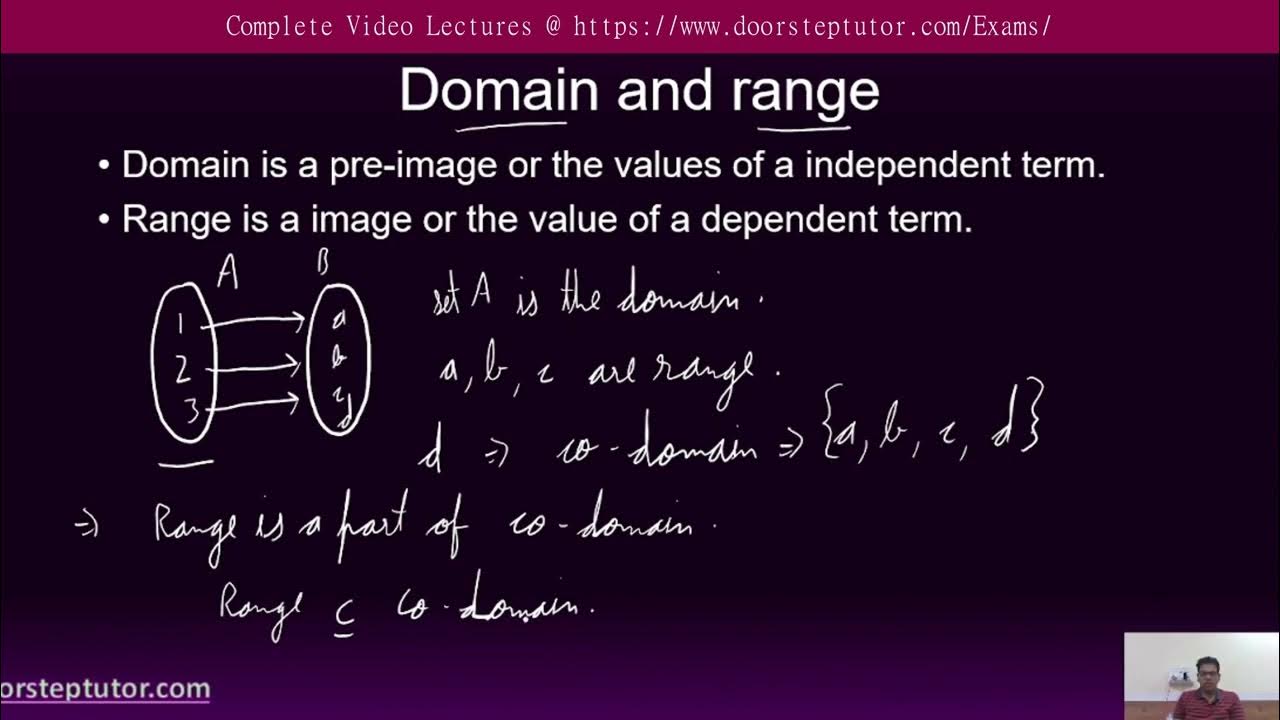 Domain & Range: Inequalities, Relation and Function | JEE Mains | Mathematics - YouTube