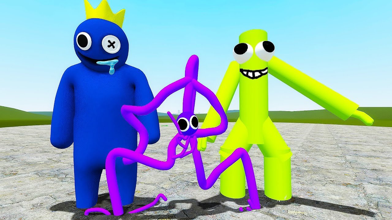 NEW ALL Rainbow Friends in garry's mod - YouTube