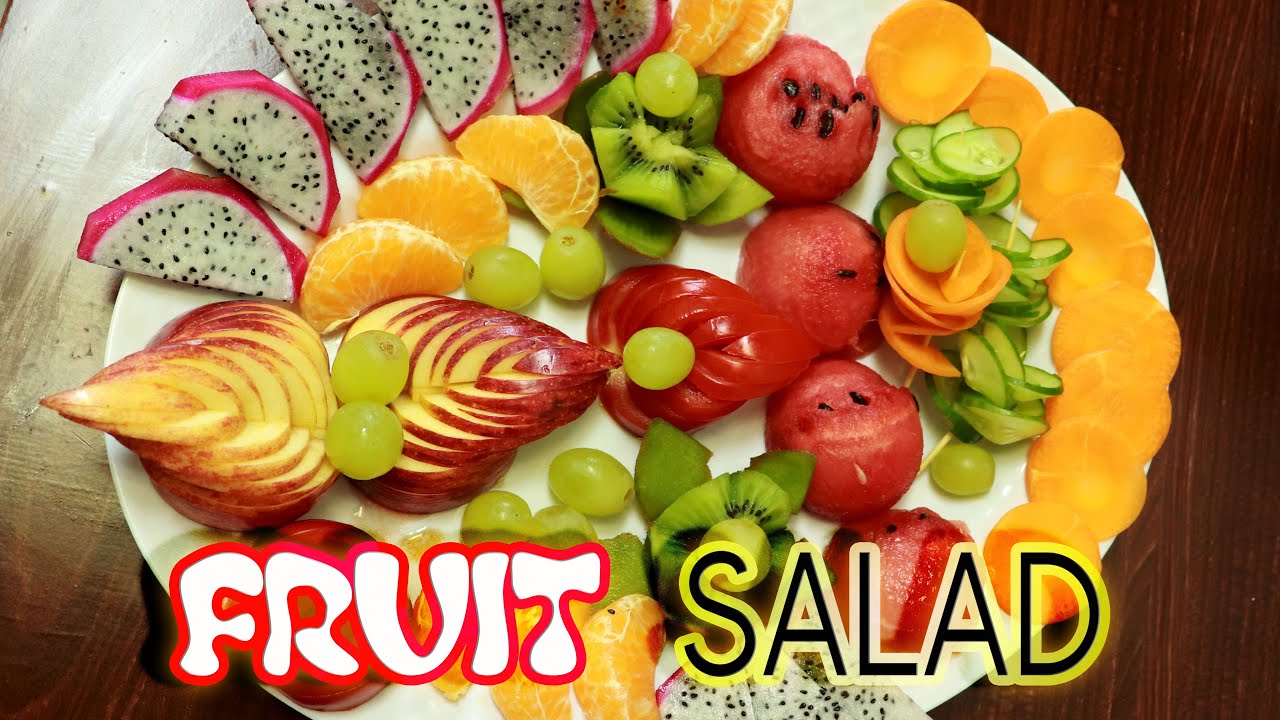 Creative Fruit Salad recipe very easy decoration - YouTube
