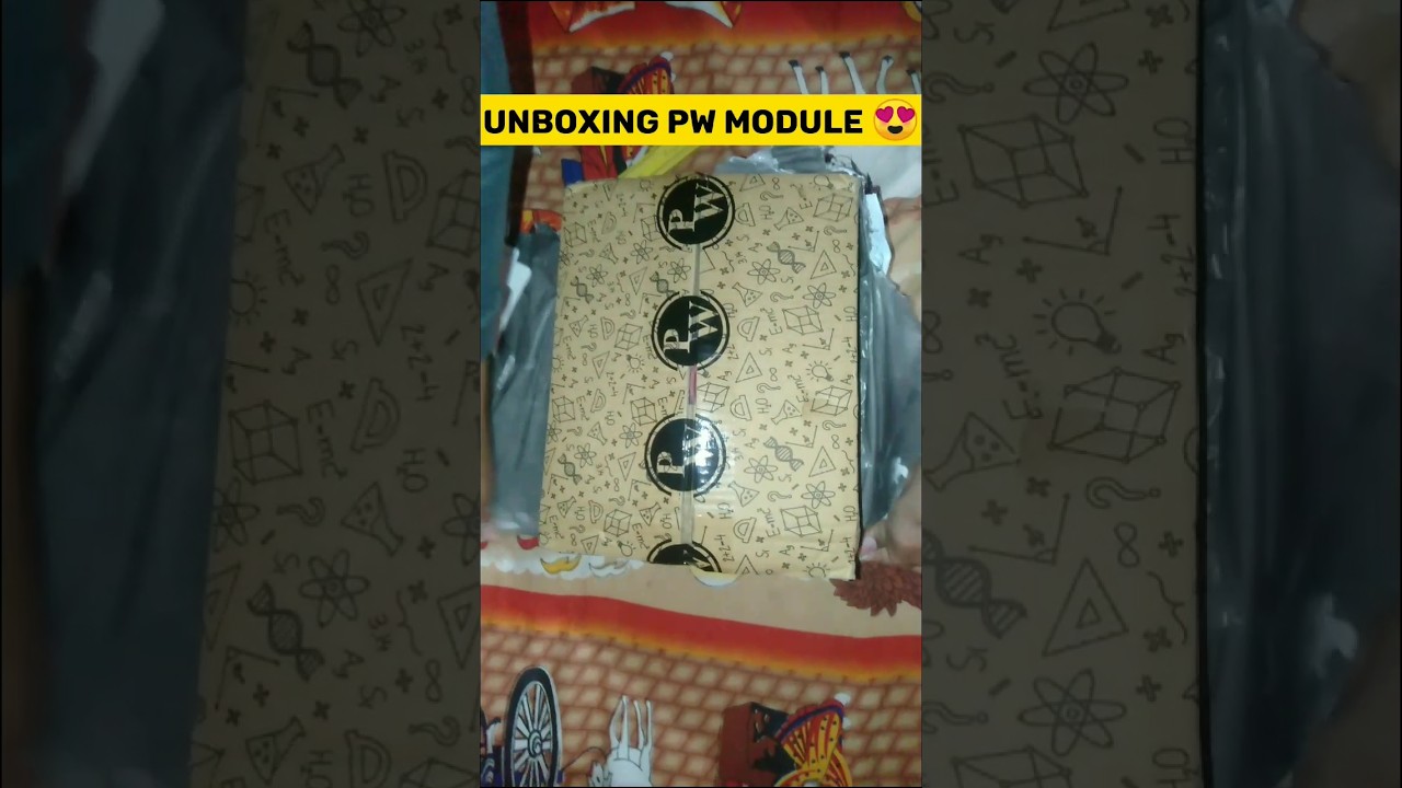 Unboxing Pw modules #shorts #physicswallah #pwmodules #iitjee - YouTube