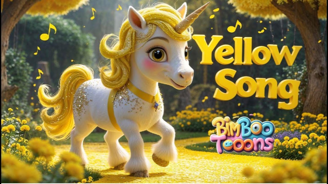 Yellow Song for Kids in Magical Unicorn world- A Color Adventure ...