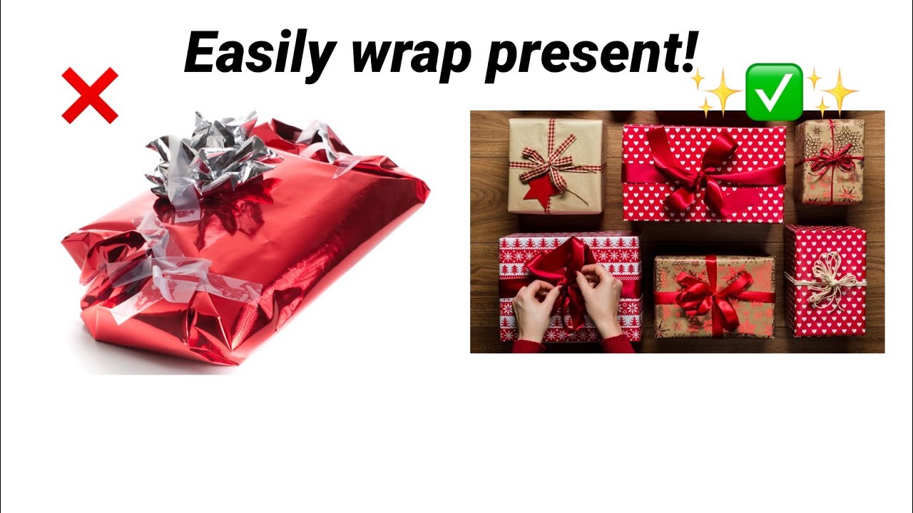 Easily wrap present with a quick video!! EASY FROM CHRISTMAS AND OTHER ...