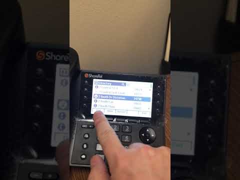 480g Shoretel Directory Demo - YouTube