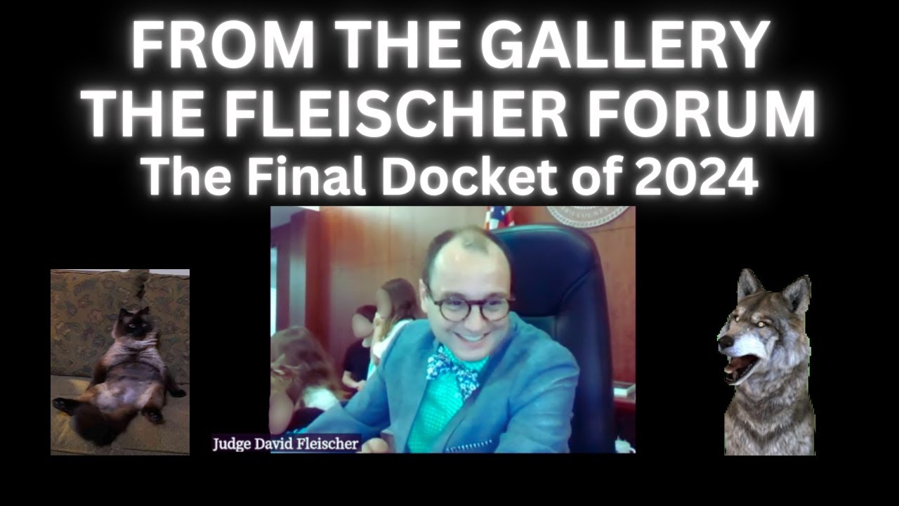 Judge Fleischer's Final Docket of 2024 - YouTube