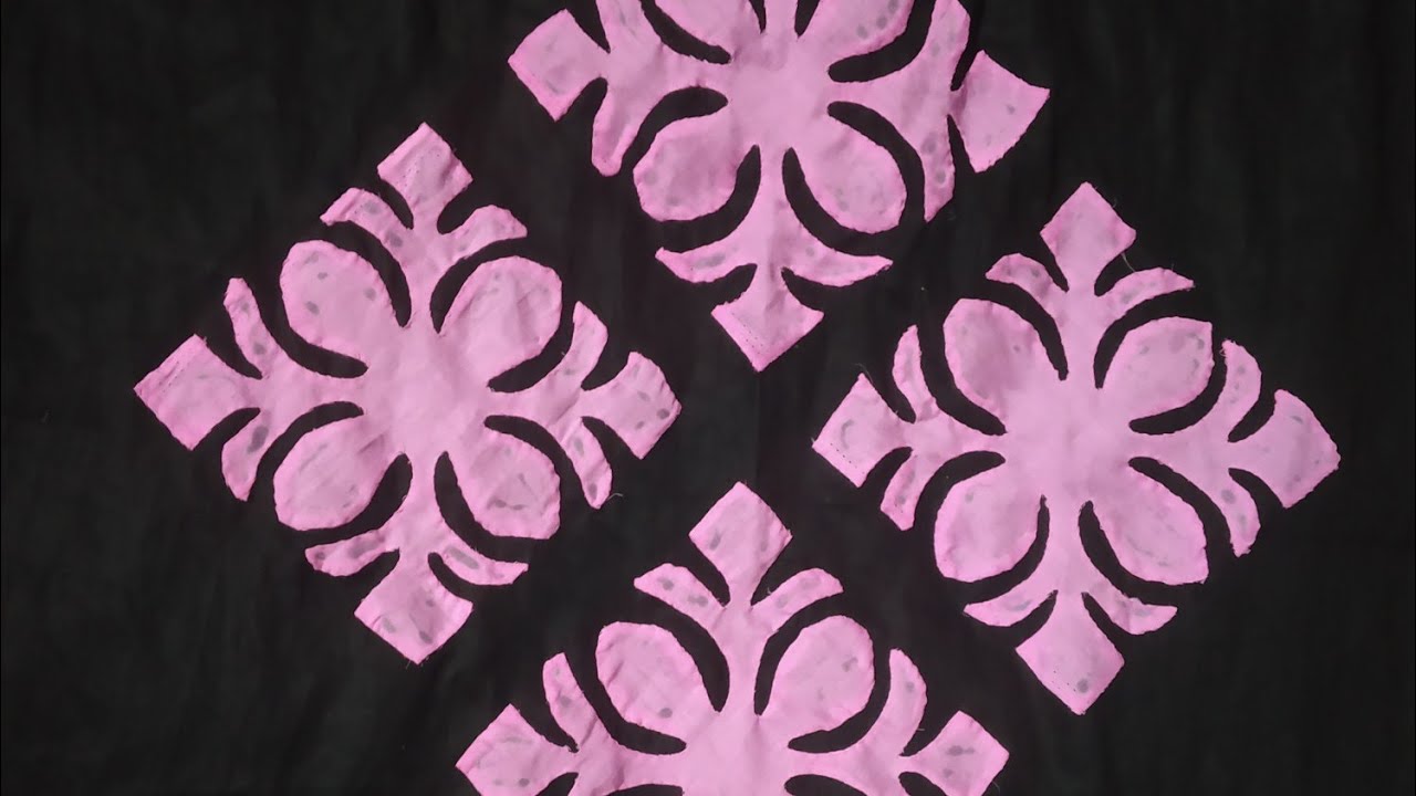 এপ্লিক ডিজাইন শিখুন খুব সহজে। how to make aplik design for dress 👗# ...