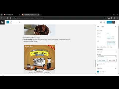tutorial membuat web dari xampp dan wordpress (tugas cms) - YouTube