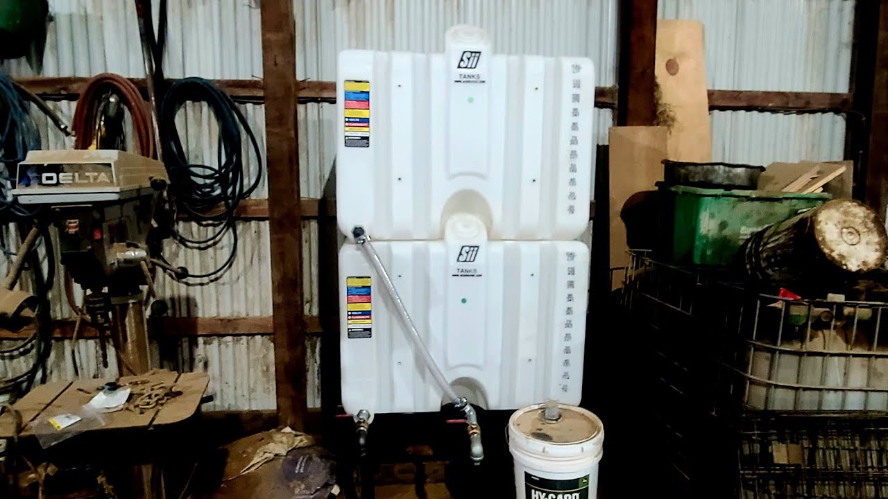 Added Bulk Oil To The Farm - YouTube