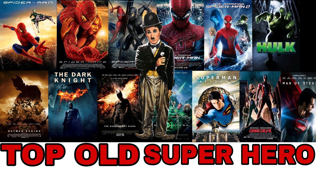 TOP OLD SUPER HERO Years 2002 To 2015 #bollywood #hollywood - YouTube