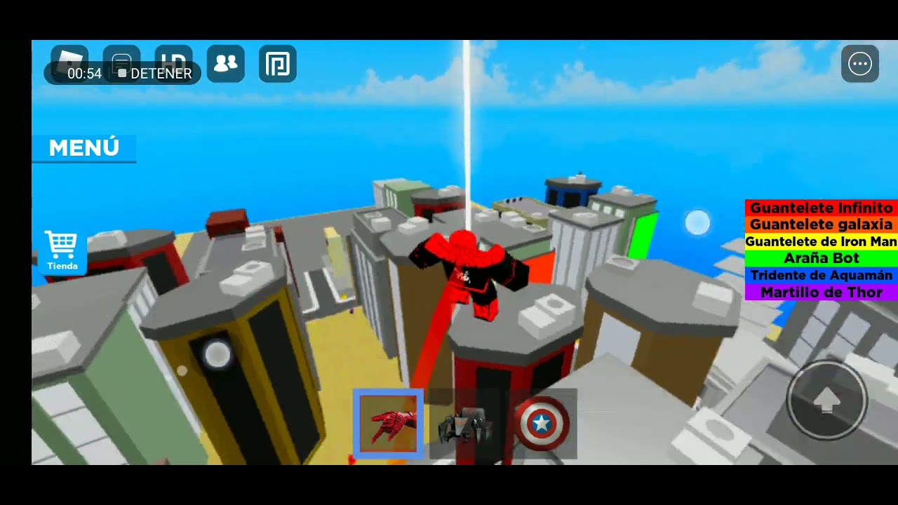jugando spider-man Simulator en roblox - YouTube