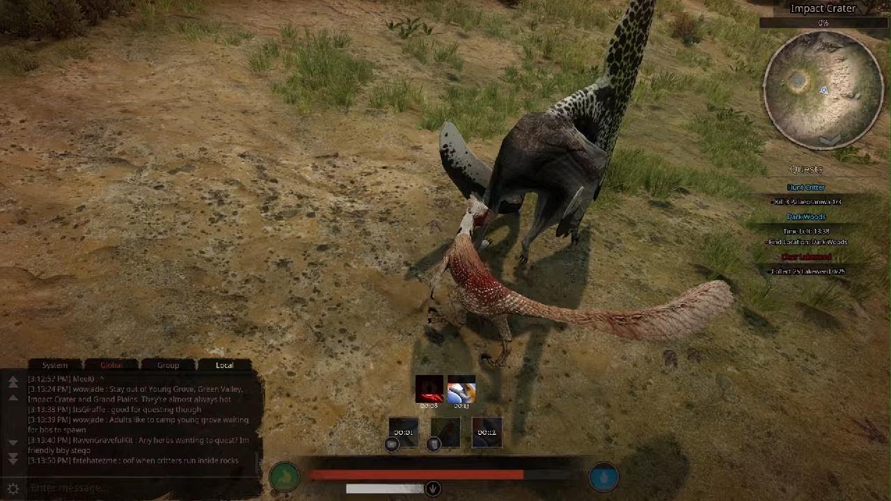 Bird try to Mess With the Wrong Raptor! / Path of Titans - YouTube