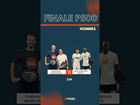 TOURNOI PADEL OLYMPIQUE CLUB 2026 FINAL P500 HOMME : VKARIM / MAHER vs HUGO / OMAR