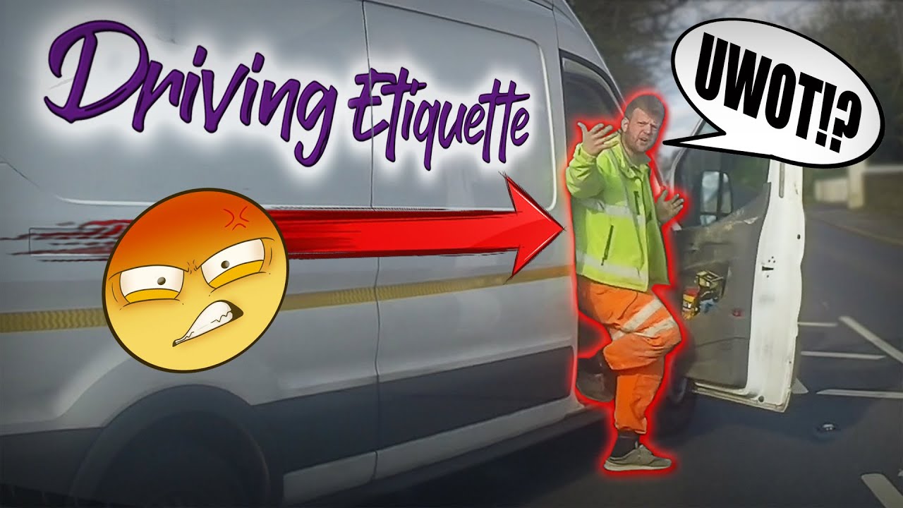 ANGRY VAN MAN 😡 - Driving Etiquette #56 - YouTube
