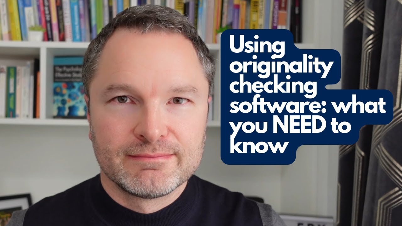 Using originality checking software: what you NEED to know - YouTube