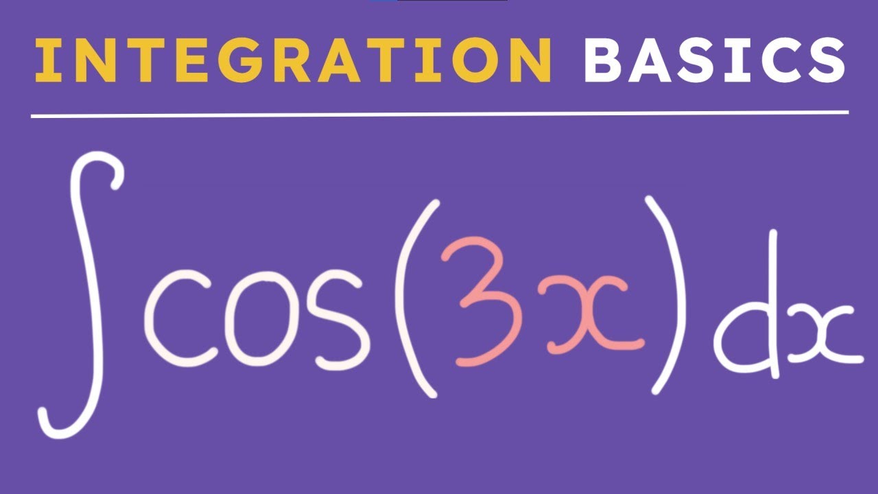Integral of cos(3x) - YouTube