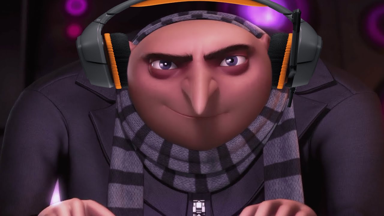 gru becomes gamer - YouTube