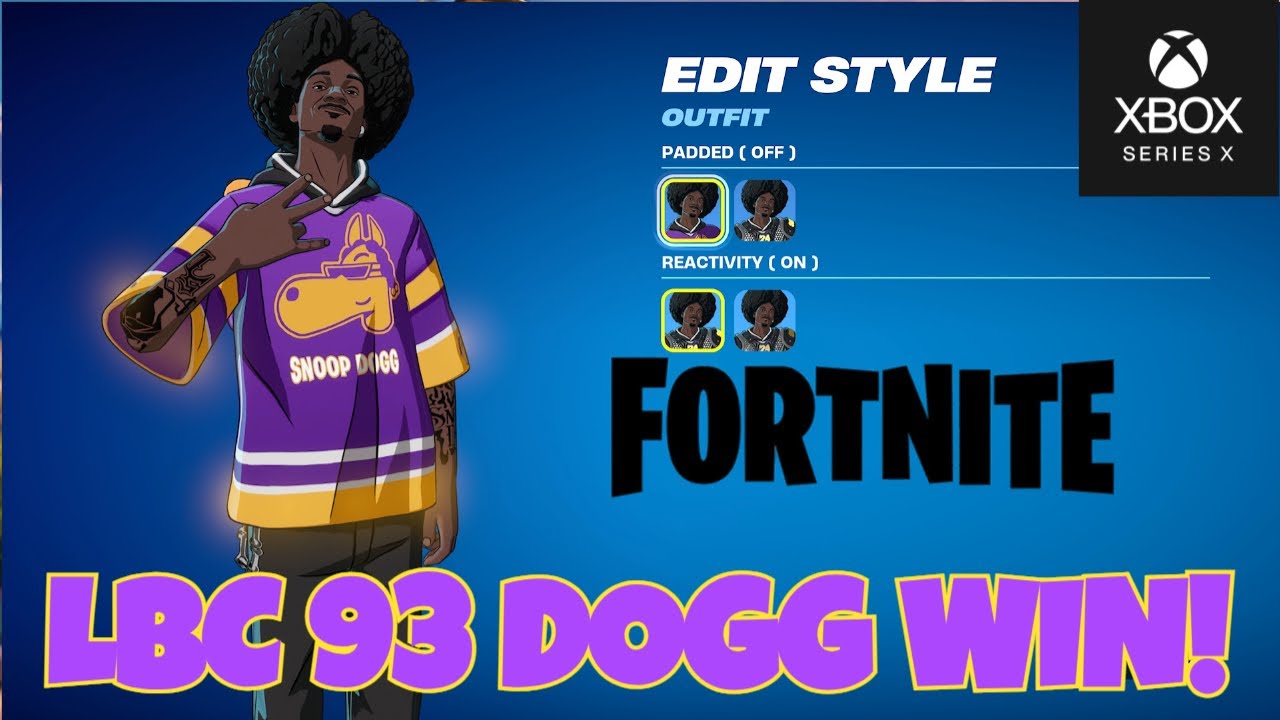 FORTNITE LBC 93 DOGG WIN! XBOX CHAPTER 2 REMIX - YouTube