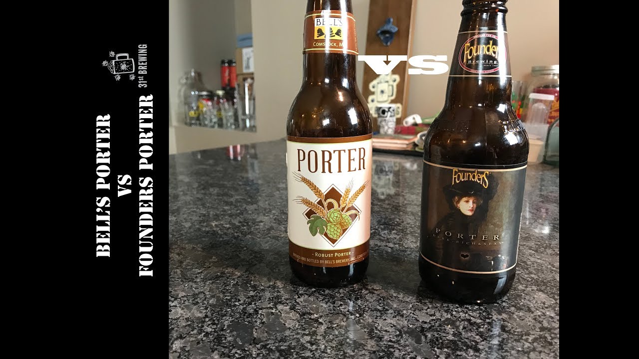What Beer is Better? Bell's Porter vs Founders Porter - YouTube