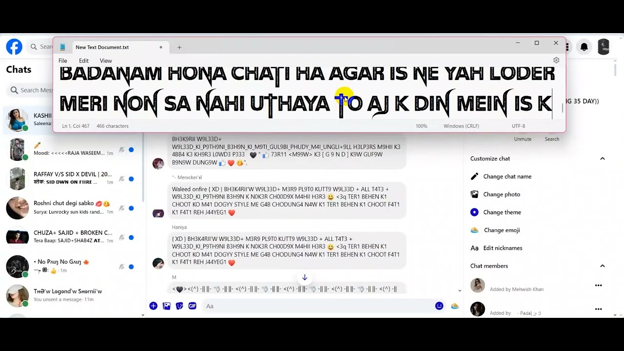 [ AWBII Y3H AUR3T KA D3MG PAT3 N4HI Q K3M N4HI K3R R3H4 FAK3 LOD3R LAG4 ...