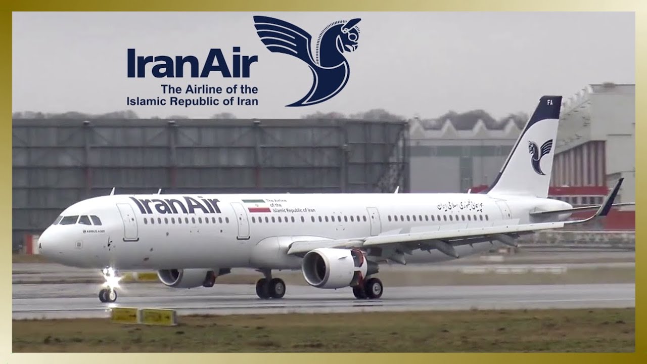 IRAN AIR Airbus A321 ️ EP-IFA ️ Landing at Hamburg Finkenwerder Airport ...