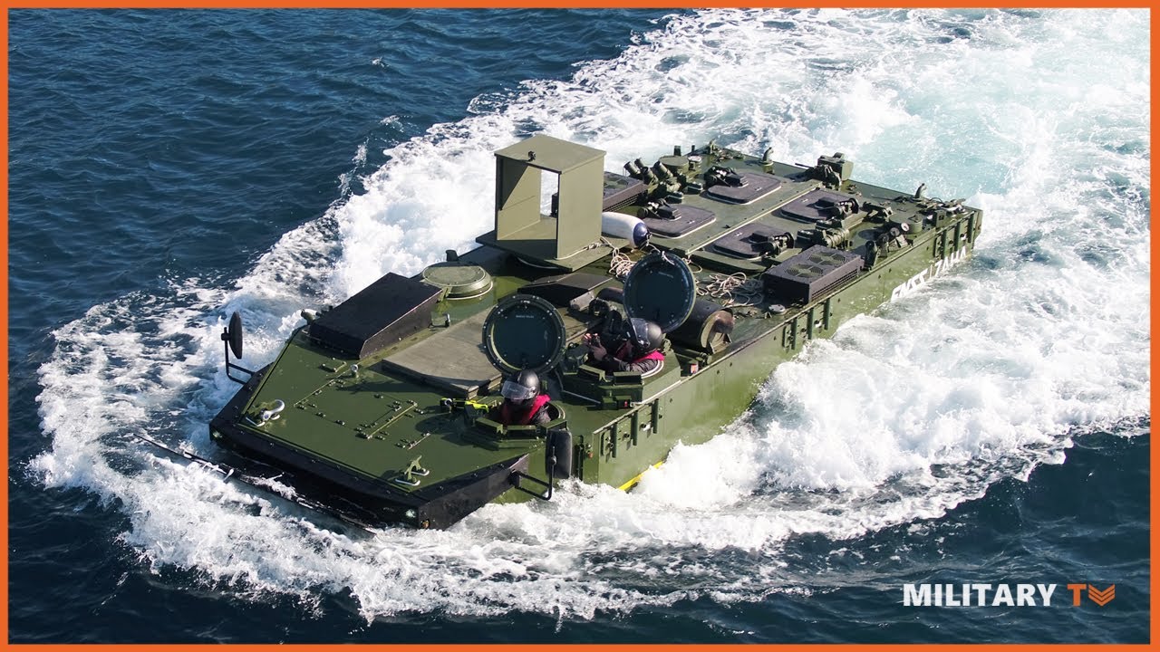 FNSS Successfully Tested New Marine Assault Vehicle - YouTube