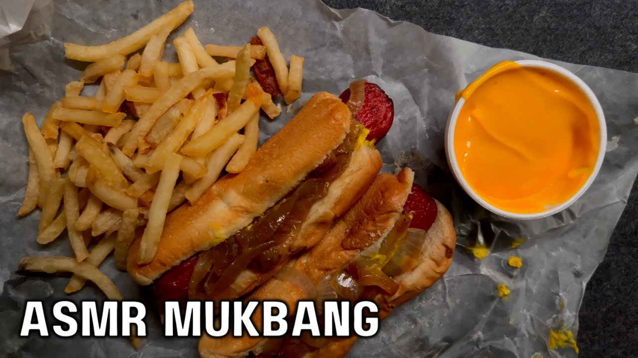 ASMR CHEESY MAXWELL POLISH | THE WORLD'S BEST FRIES MUKBANG EATING ...