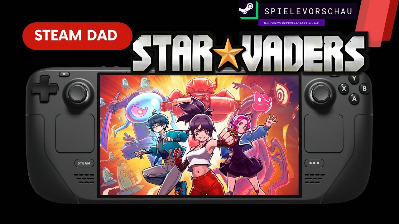 StarVaders | Steam Spielevorschau - Next Fest Demo | Steam Deck OLED - YouTube
