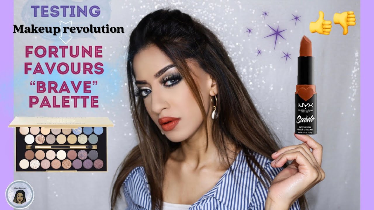 MAKEUP REVOLUTION “FORTUNE FAVOURS” PALETTE REVIEW AND TESTING NYX ...