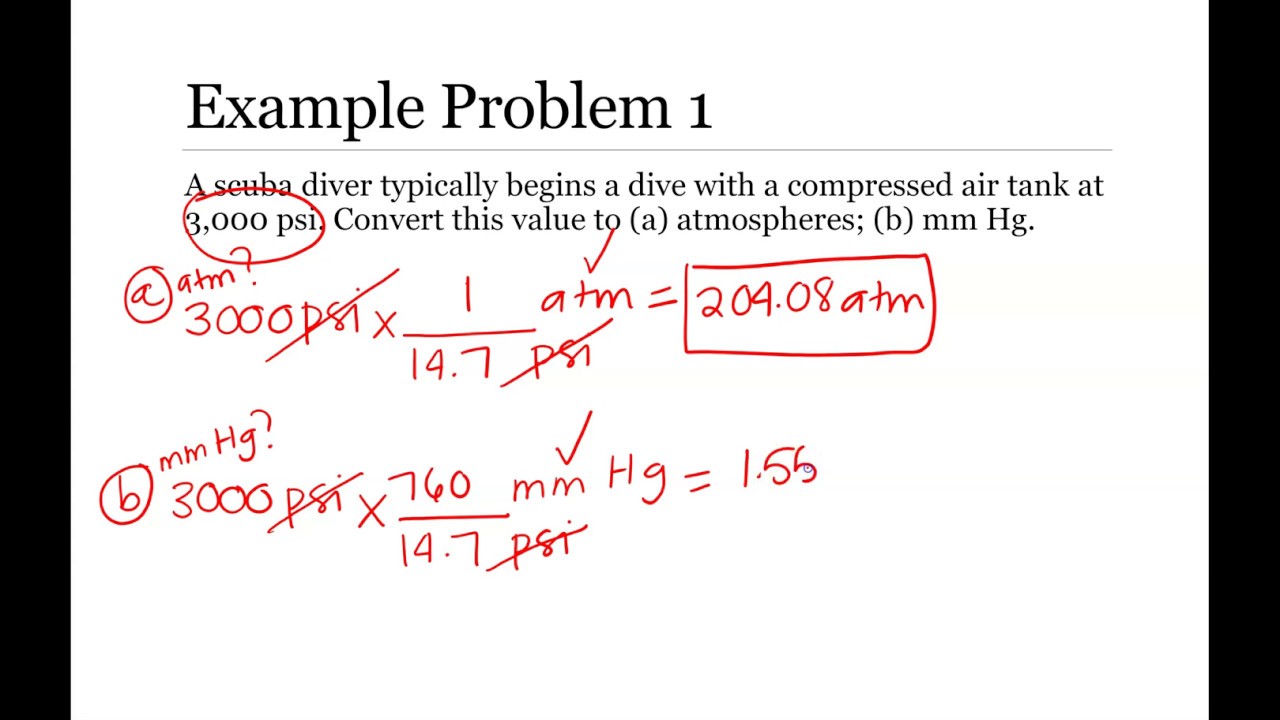 Example Problem 1 - Ideal Gases - YouTube