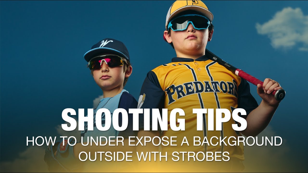 How To Under Expose A Background With Strobes - YouTube